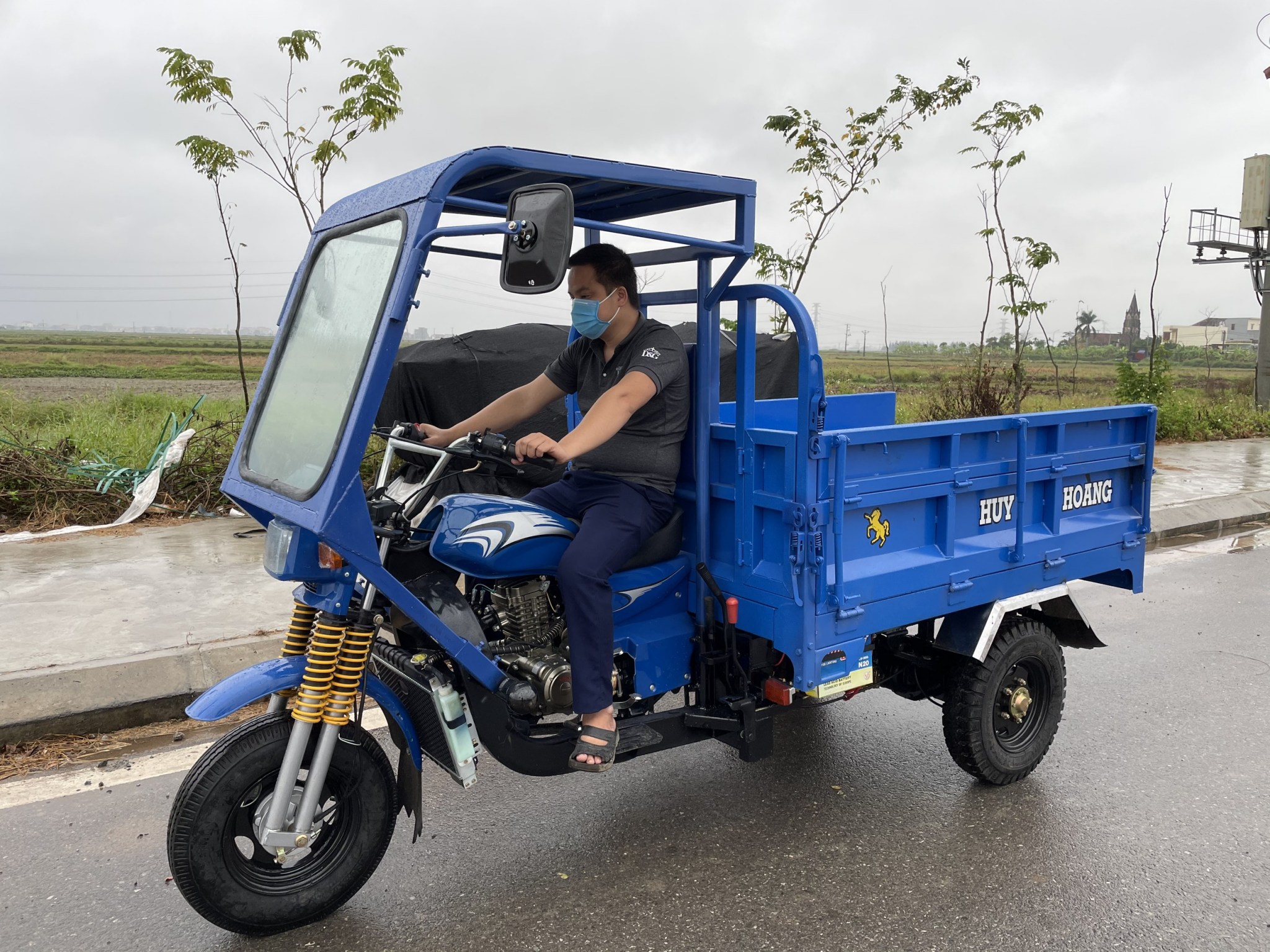 Bán Xe Ba Bánh - Xe Ba Gác - Xe Lôi 3 Bánh Máy Tự Chế